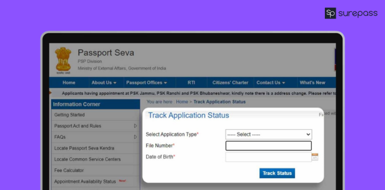 How to Check Your Passport Status in India? - Surepass