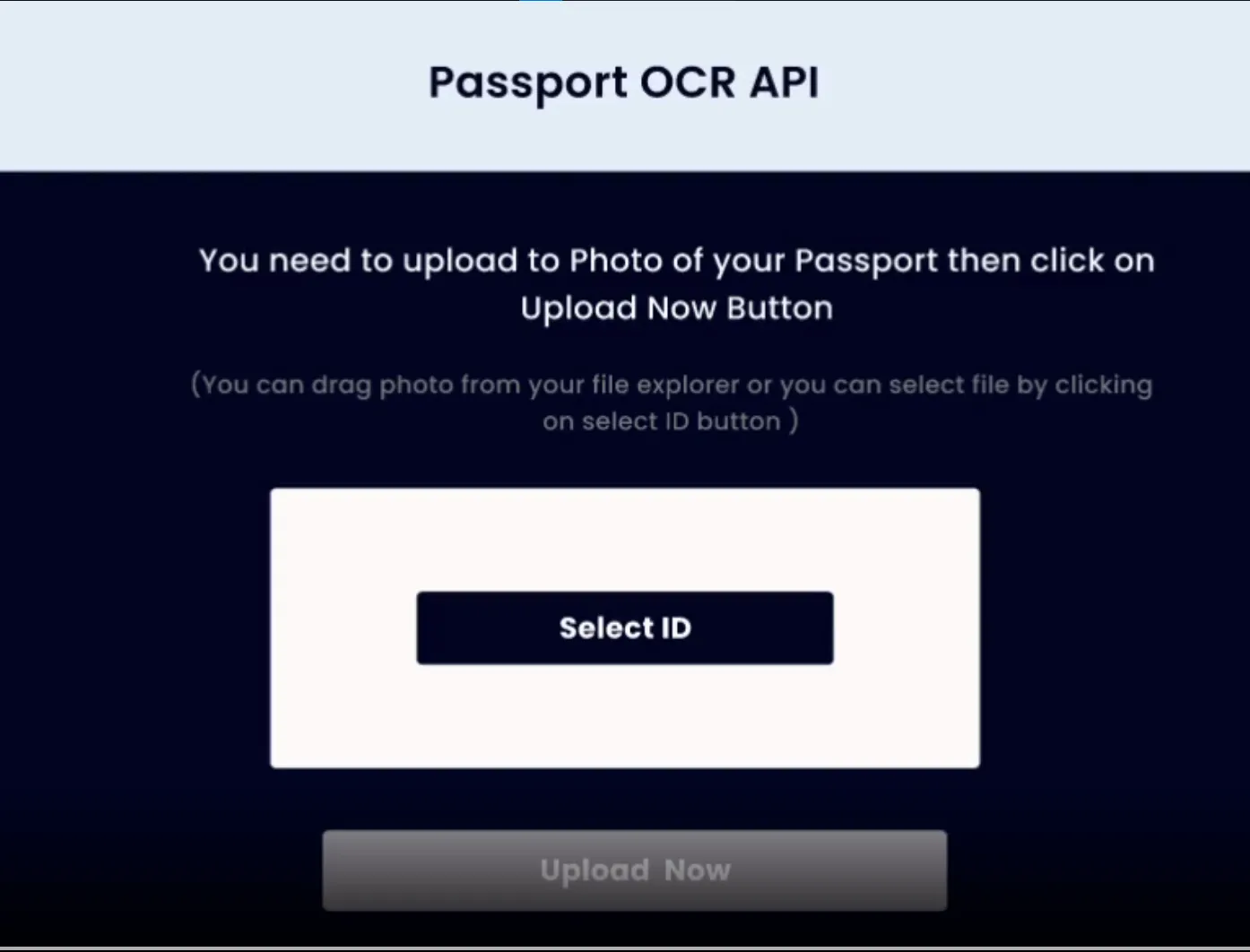 Passport OCR API - Surepass